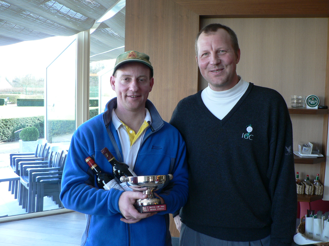 Winner John Woollacott winner of